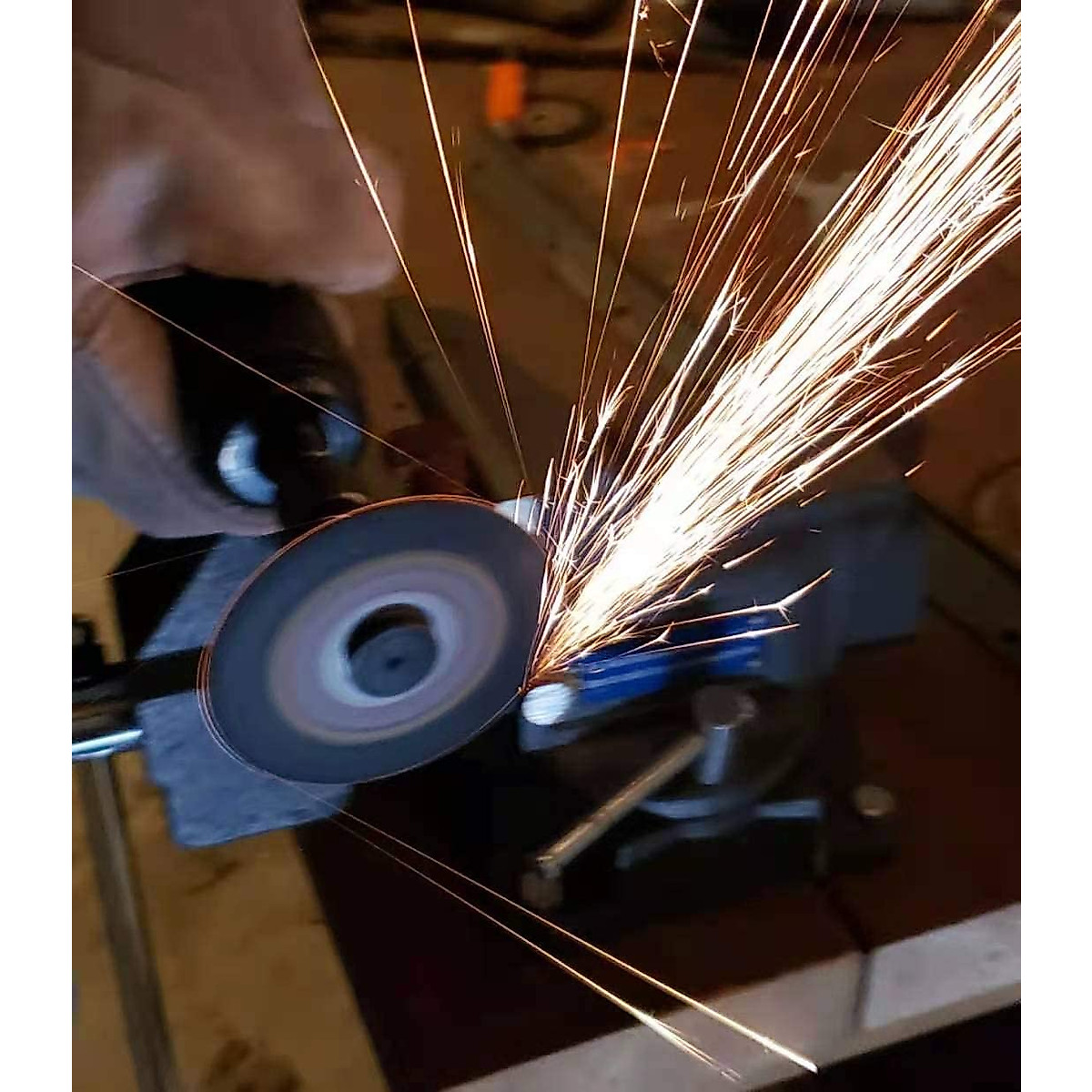 WA 12PACK - 3"x.045"x3/8" Thin Cut Off Disc, Die Grinder Tool Accessories Cutting Wheel and Mounting Mandrel Kit, 3 inch Cutoff 3/8 in Arbor for Metal, Steel, Stainless, Wood (12 Discs + 1 Mandrel)