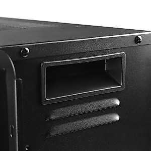 Geniqua 24" Insert/Freestanding Electric Fireplace w/Remote Heater Log LED Flame Timer