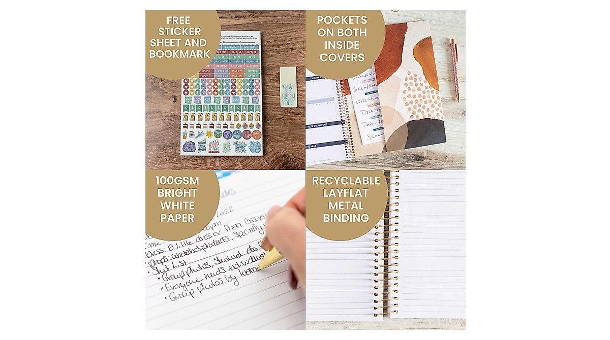 bloom daily planners 2024 - 8.5x11 Weekly/Monthly Day Planner
