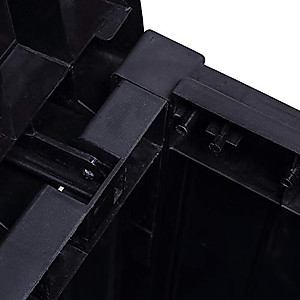 COVERONICS 51 Gallon Patio Medium Deck Box Lightweight Outdoor Stroage Box Weather Resistant Garden Stroage Container for Patio Furniture Cushions, Pillows, Garden Tools and Pool Toys