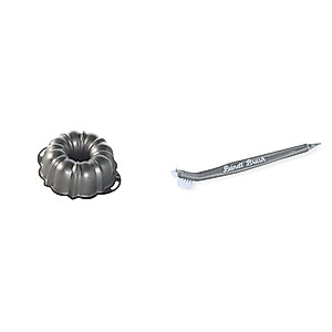 Nordic Ware ProForm Bundt Pan (12 Cup) and Bundt Cleaning Tool Bundle
