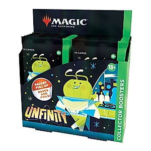 Wizards of the Coast Unfinity Collector Booster Box | 12 Packs + Box Topper (181 Magic Cards)
