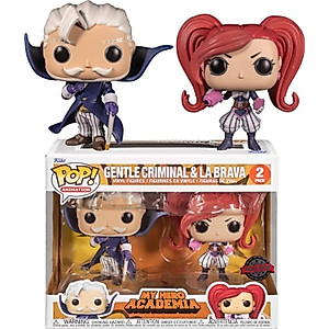 Funko Pop! Animation My Hero Academia Gentle Criminal & La Brava Vinyl Figure Set 2022 Anime Expo Exclusive