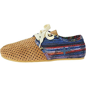 OTZ Shoes Women's Mustard/Batik Jazz Goat Suede Medium / 8 B(M) US