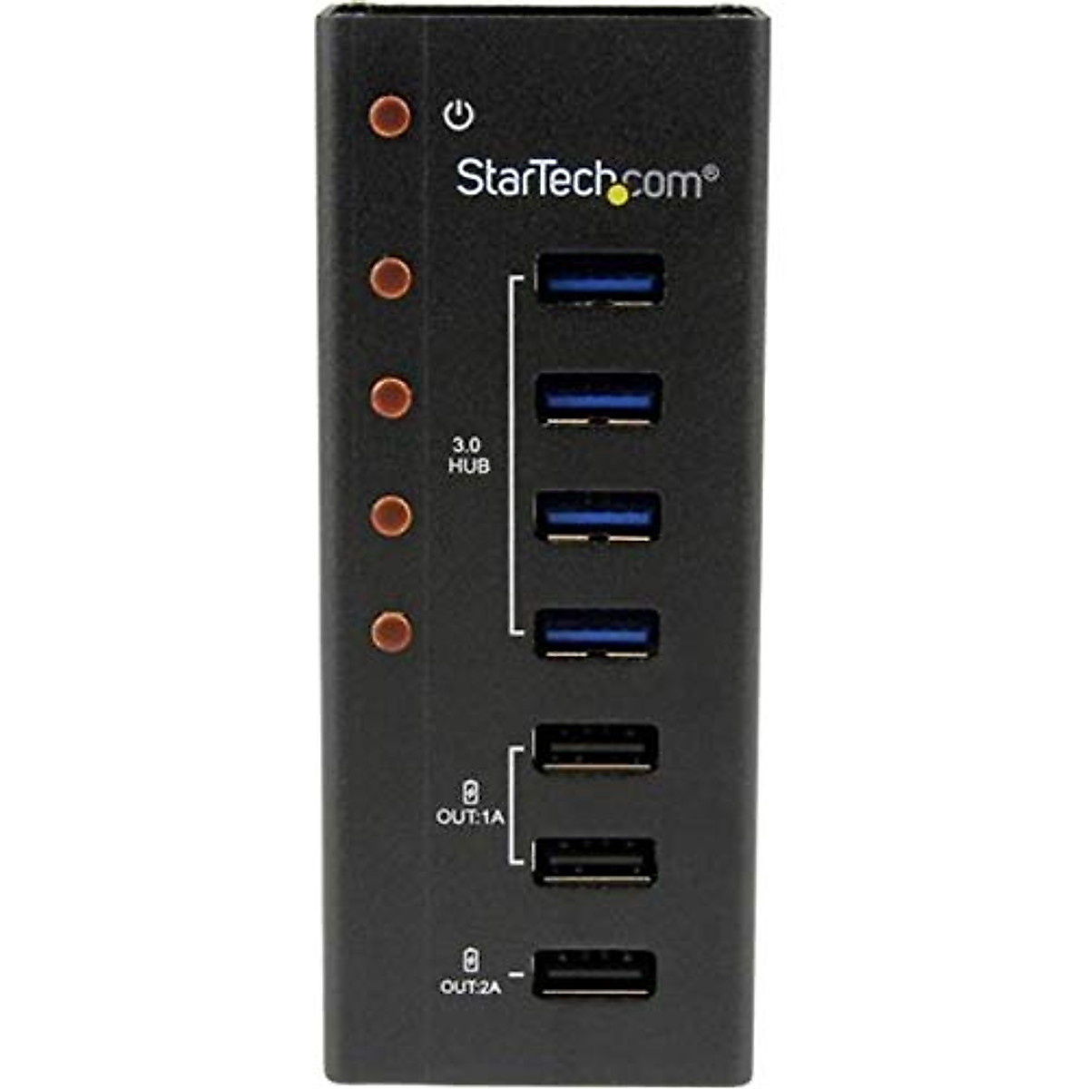 StarTech.com 7 Port USB 3.0 Charging Hub - 4 x USB-A, 3 x USB-A Dedicated Charging Ports - Powered Mountable USB Charging Station (ST4300U3C3)