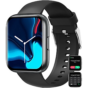 HYSTORM Smart Watches for Men Women, 1.81" Smart Watch with Bluetooth Call, Fitness Tracker Watch IP68 Waterproof Multiple Sports Modes Smartwatch for Android Phones iPhone