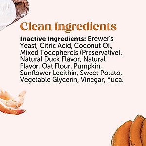 Pet Honesty Hemp Hip & Joint Supplement for Dogs - Hemp Oil & Hemp Powder - Glucosamine Chondroitin for Dogs, Turmeric, MSM, Green-Lipped Mussel, Supports Mobility, May Reduce Discomfort (Duck)