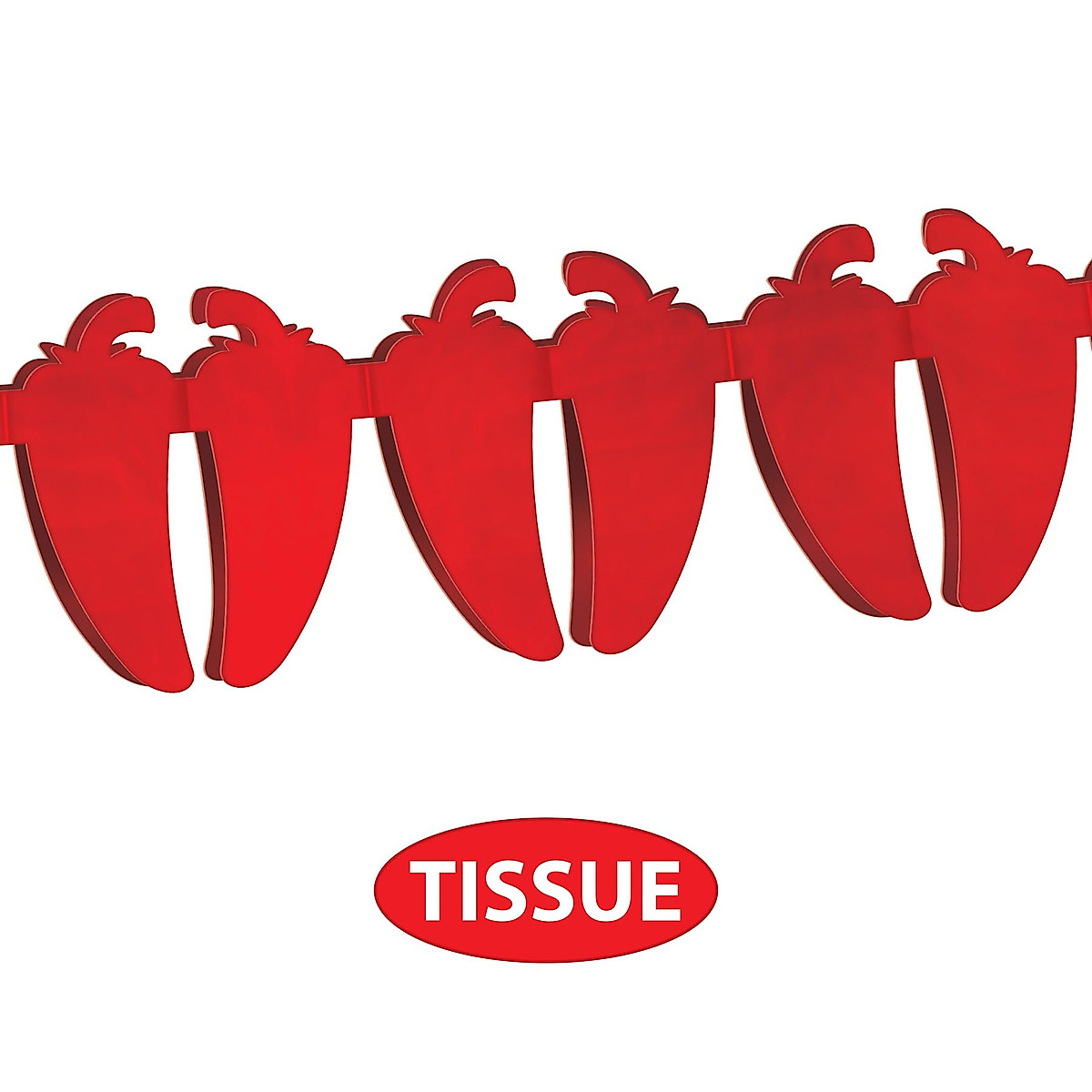 Chili Pepper Garland Party Accessory (1 count) (1/Pkg)