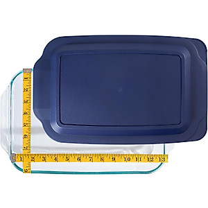 Replacement Lid Cover for Pyrex 3 QT Glass Baking Dish Casserole Container 233-PC (Navy)