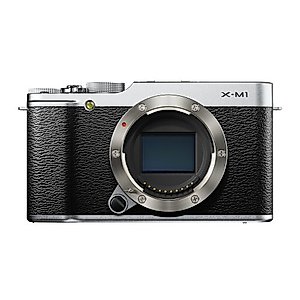 Fujifilm X-M1 Compact System 16MP Digital Camera with 3-Inch LCD Screen - Body Only (Silver)