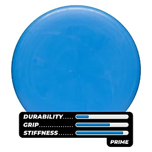 Dynamic Discs Prime Burst Deputy Disc Golf Putter, PDGA Approved, Men and Women Frisbee Golf Putter, 170g Plus Understable Putt, Easy to Throw, Stamp Color & Burst Pattern Will Vary, Gray