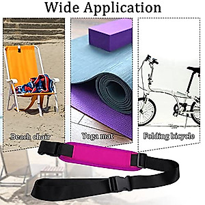 3 Pack Carry Strap for Beach Chair Folding Chair Adjustable Beach Chair Carry Strap Replacement Universal Folding Chair Carry Strap for Beaches Camping Picnics (Blue, Purple, Rose)