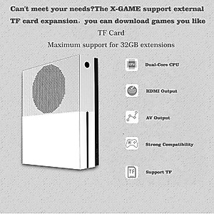 Dosnura Retro Game Console, HD Video Game Consoole 5200 Classic Games 4K HDMI TV Output with 2PCS Joystick for a Great Gifi for Game Player