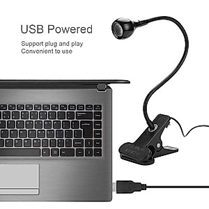 Zopsc USB 3W LED Phone Glue Curing Lamp,Portable Clamp Flexible 360 ° Desk Lamps,395 Wavelength,Plug and Play,for Repairing Phones,Fluorescent Agent Detection,Fluorescent Banknote