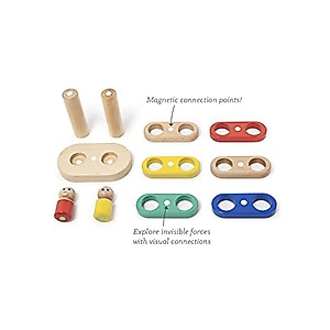 11 Piece Tegu Magnetic Floating Stacker Building Block Set, Big Top