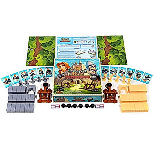 Vesuvius Media Catapult Kingdoms Board Game (KICKSTARTER Exclusive) Ready, aim, Launch The catapults — Knock Down All Your opponent's Troops to Win