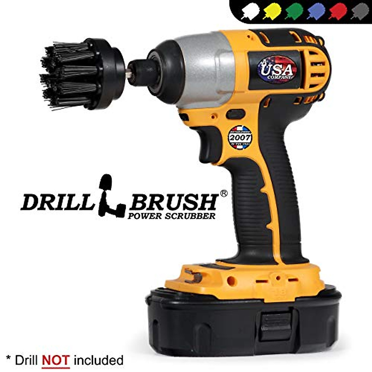 BBQ Accessories - Grill Brush - Ultra Stiff Bristle - Scrub Brush - Gas Grill - Electric Smoker - Propane Grill - Rust Remover - BBQ Brush - Baked-On Food - Grease - Grill Scraper - Graffiti Remover