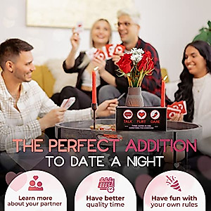 ARTAGIA Fun and Romantic Game for Couples. Talk, Flirt, Dare. Lovely Date Night Idea. Explore and Deepen Relationship with Your Partner