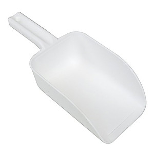 Plastic Utlity Scoop for Ice, Dog Food, Dry Goods and more (32 oz, White)