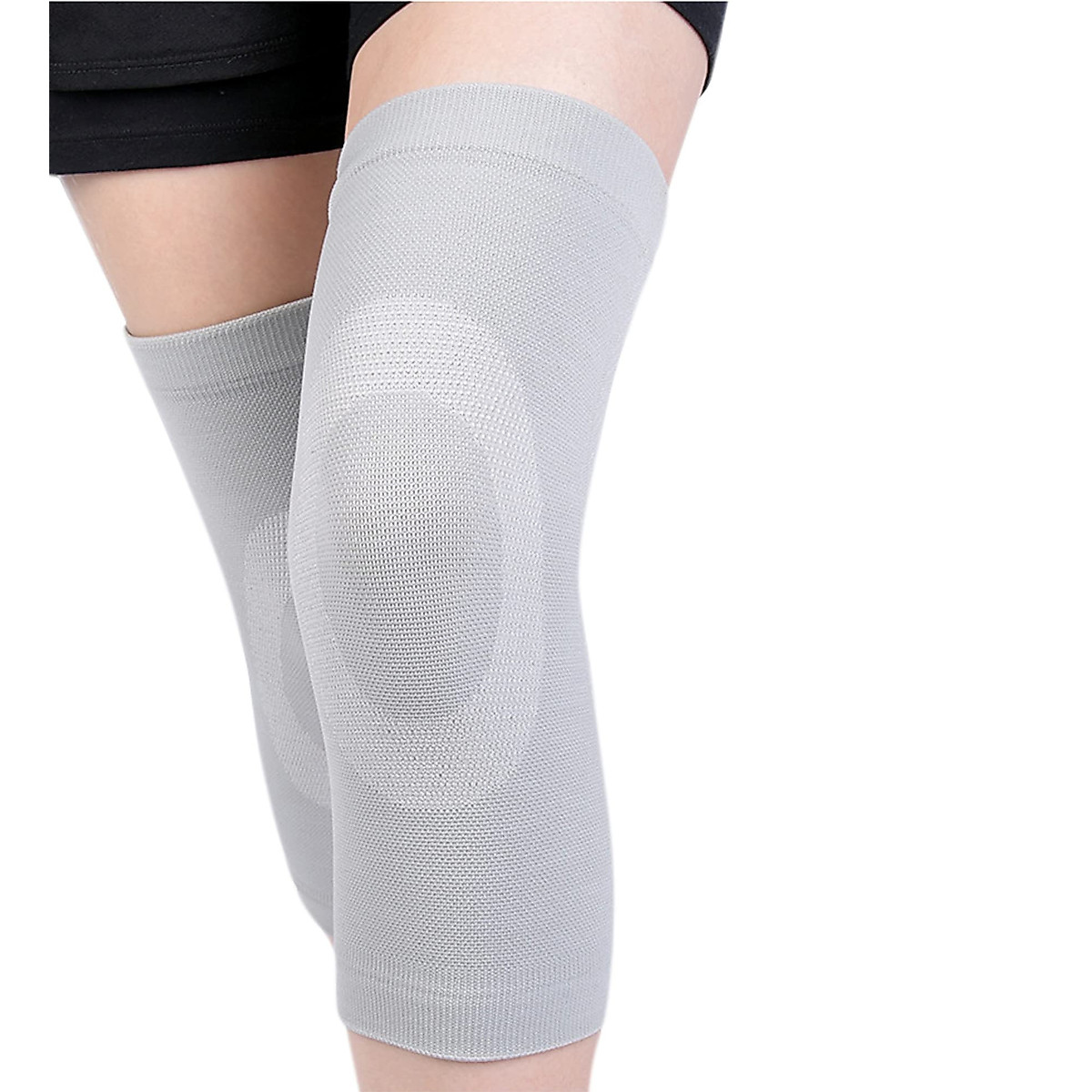 JUMISEE 1 Pair Compression Knee Sleeve for Men Women, Cotton Knee Brace Leg Support for Running Pain Management Arthritis Pain Relief Rheumatism