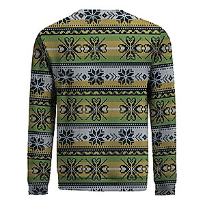 Holiday Sweatshirts For Men 3D Printed Graphic Sweatshirts Funny Top Holiday Pullover Crewneck Long Sleeve