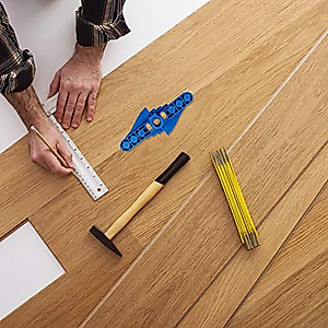 74 pcs handheld dowel jig kit 2 in 1 Center Scriber Line doweling hole jig with Wood Dowels Pins Drill Bits for Woodworking Drilling and Marking