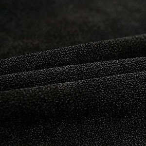 MERNETTE Pack of 2, Thick Chenille Decorative Square Throw Pillow Cover Cushion Covers Pillowcase, Home Decor Decorations for Sofa Couch Bed Chair 18x18 Inch/45x45 cm (Black)