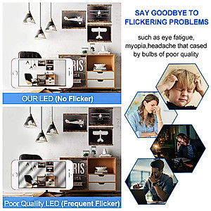 Energetic LED Bulbs 150 Watt Equivalent, 2600LM Super Bright Light Bulbs, Daylight 5000K, Dimmable A21 LED Bulb, E26 Standard Base, UL Listed, Damp Rated, 4 Pack