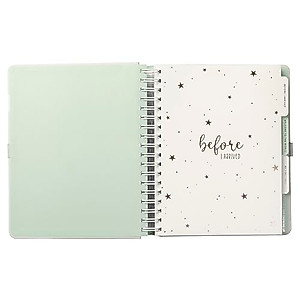 Busy B Baby B Baby Journal with Pockets and Stickers, Neutral