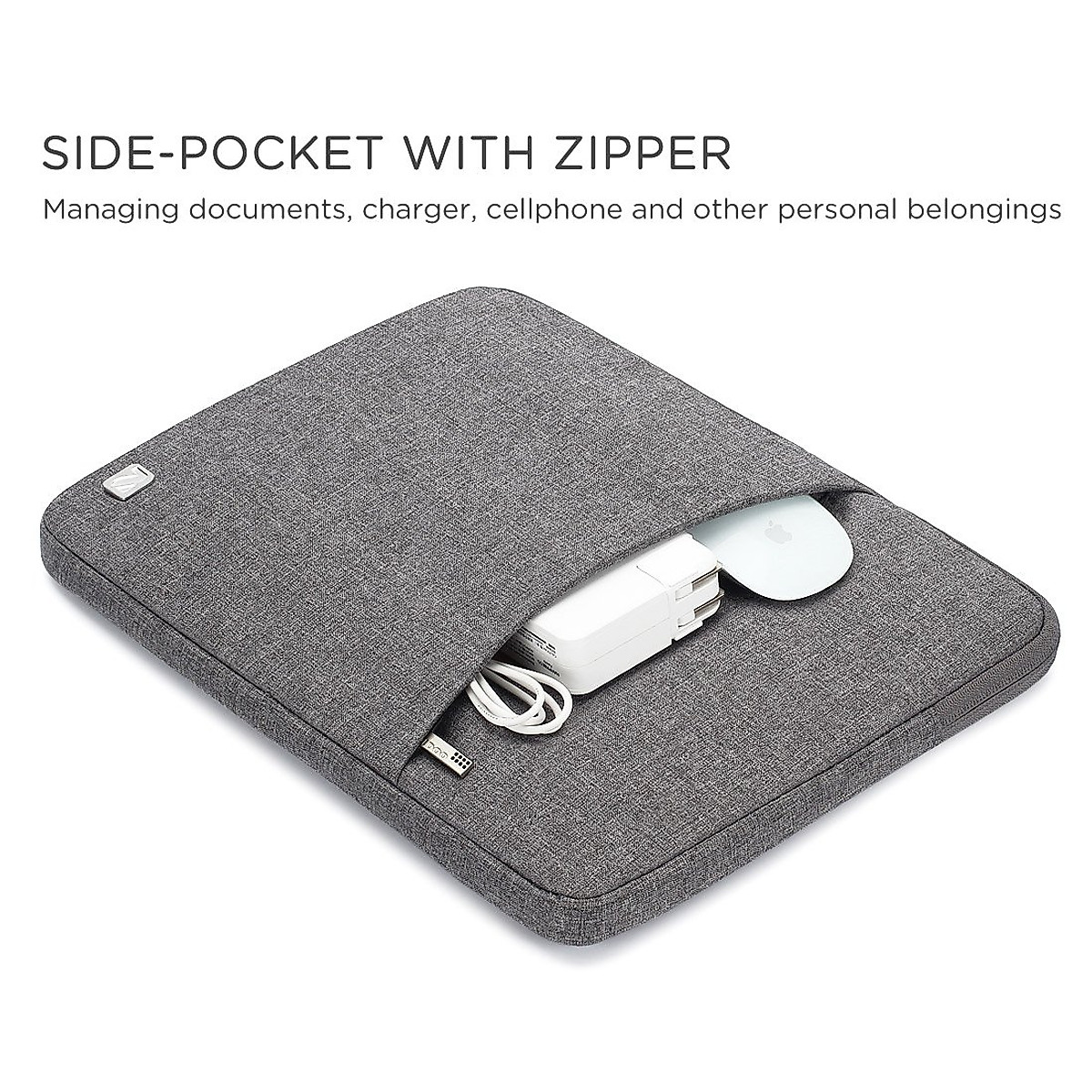 NIDOO 15.6 Inch Laptop Sleeve Case 16 inch Carrying Bag Cover for 16" Legion Slim 5 / Legion Pro 5i 7i Gen 9 / Galaxy Book 3 pro 360 / Dell Inspiron 16 Plus / 15.6" IdeaPad 3i / ThinkPad E15 L15 HP