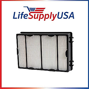 LifeSupplyUSA True HEPA Filter Replacement Compatible with Holmes Compare to Filter Part HRC1, Part # HAPF600, HAPF600D, HAPF600D-U2 Air Purifier (10-Pack)