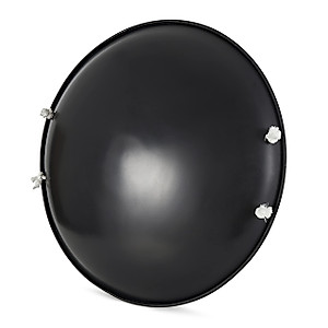 Slippery Racer ProDisc 26 Inch Heavy Duty Aluminum Iron Alloy Metal Kids Winter Saucer Snow Sled with Dual Riveted Soft Grip Rope Handles (Batman)