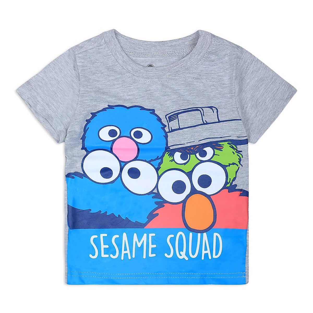 Sesame Street Elmo and Friends Boys 3 Pack T-Shirts for Infant and Toddlers Red