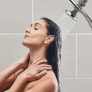 Waterpik Power Spray Dual 2-in-1 Shower System With Rain Shower Head and 8-Mode Hand Held Shower Head, Chrome VIC-133E-NSP-853E