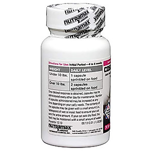 Nutramax Cosequin Joint Health Supplement for Cats - With Glucosamine and Chondroitin, 30 Capsules