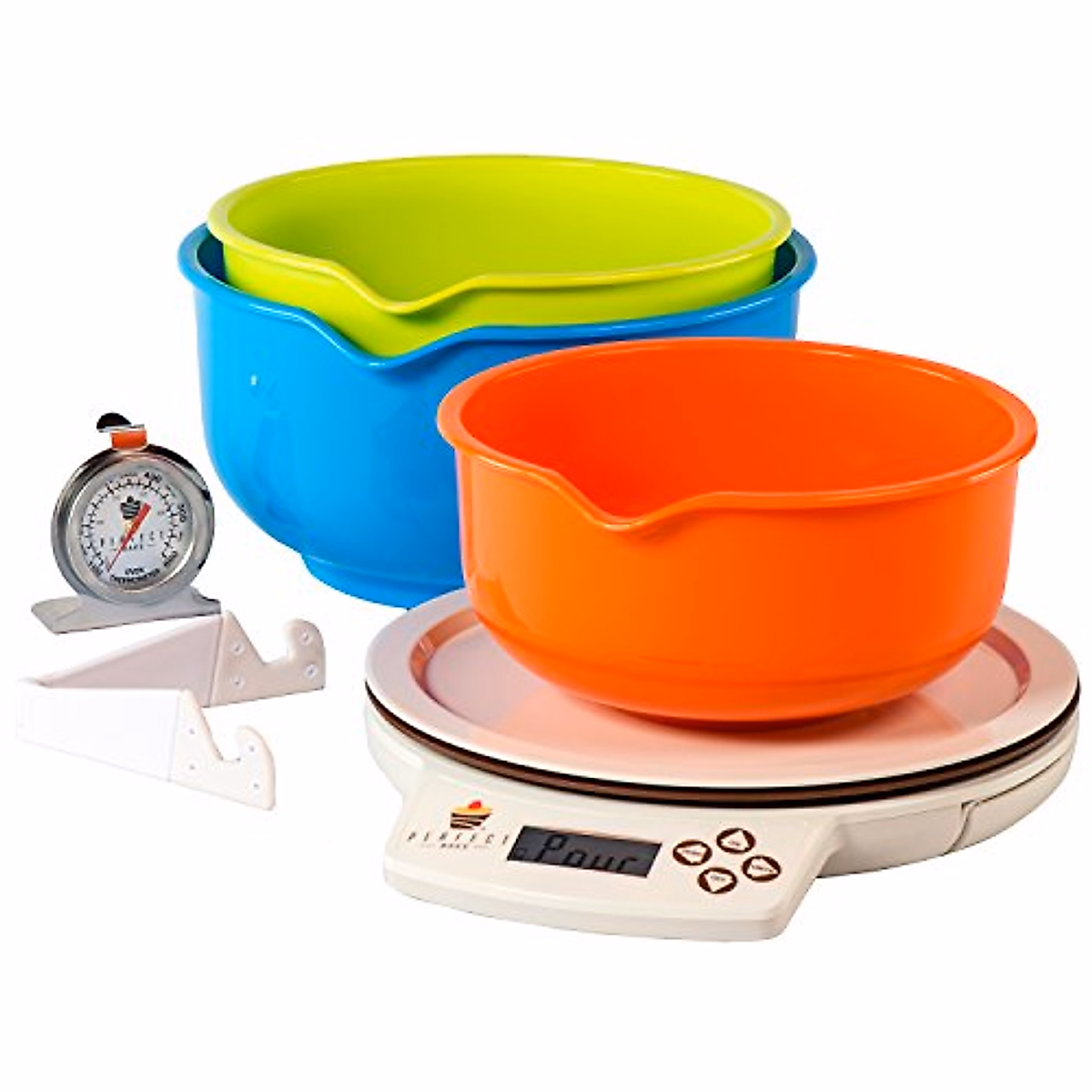 Perfect Company Bake 1.0 Smart Scale and Recipe App Kitchen Tool, White (Discontinued by Manufacturer)