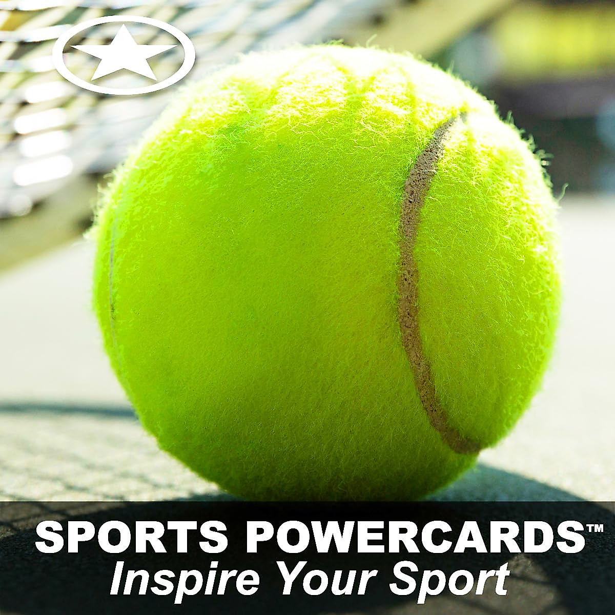 Play Strong Tennis Birthday Card 1-Pack (5x7) Power Player Illustrated Sports Birthday Cards Greeting Cards- Awesome for Tennis Players, Coaches and Fans Birthdays, Gifts and Parties!