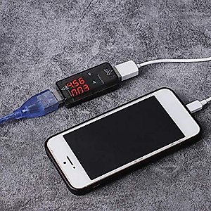Taidda USB Tester, Multimeter Charger USB Tester USB Color LCD Voltmeter Ammeter Current Meter Multimeter Charger USB Tester for Most Applications2#