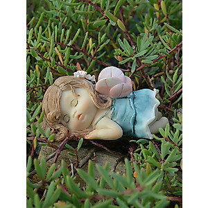 Gemmia Fairy Garden Mermaid Figurine- Praying Mermaid
