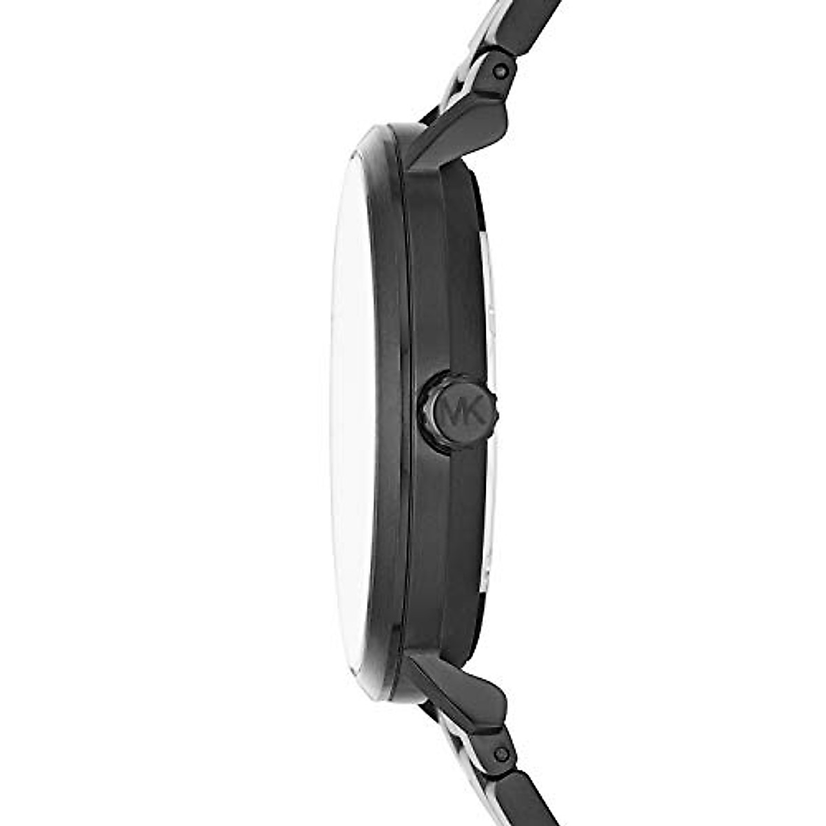 Michael Kors Men's Blake Quartz Watch with Stainless Steel Strap, Black, 20 (Model: MK8703)