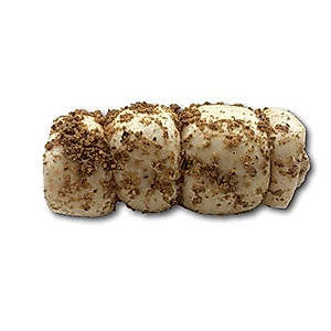 Top Dog Chews – 6” Variety 3 Pack, 1 Roasted Buffalo Beef Cheek Roll, 1 with Bully Dust Sprinkles, and 1 Chicken Wrapped.
