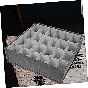 Cabilock 3pcs Fabric Sock Box Dresser Divider Hanging Drawers for Closet Clothing Storage Box Panty Organizers Clothing Organizer Sock Organizer Drawer Organizer for Clothing Sock Divider