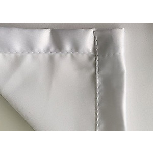 Ambesonne Vintage Airplane Tablecloth, P-51 Dallas Doll Detailed Illustration American Air Force Classic Plane, Dining Room Kitchen Rectangular Table Cover, 52" X 70", Grey White