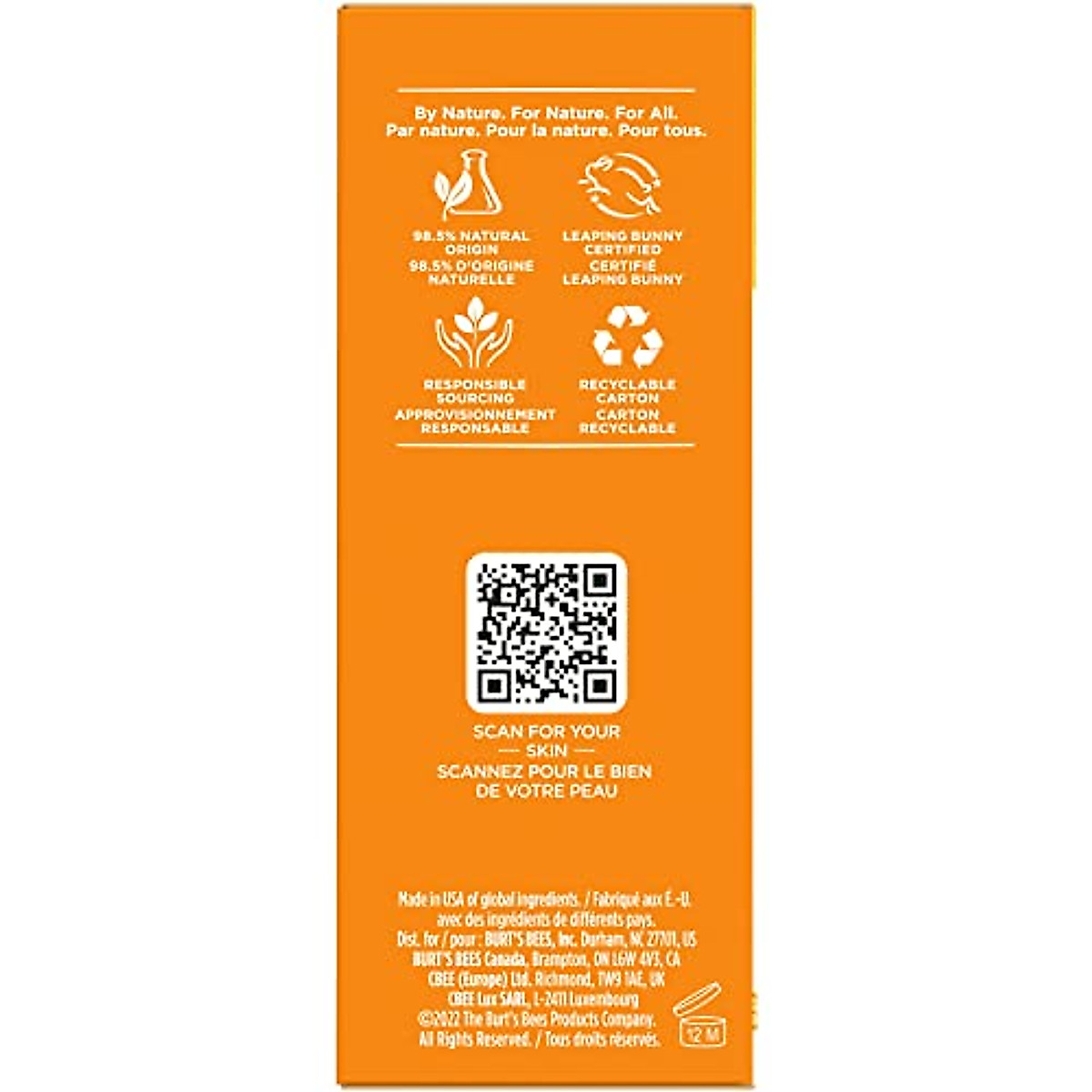 Burt's Bees Vitamin C Turmeric Face Serum, Brightens Skin & Visibly Reduces Dark Spots, Fine Lines & Wrinkles, Naturally Hydrating, Lightweight - Brightening Booster Serum (1 oz)