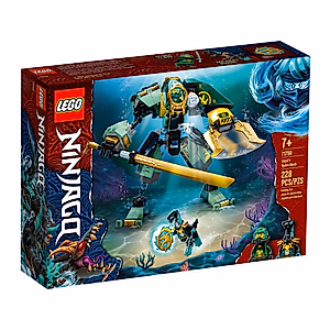 LEGO NINJAGO Lloyd’s Hydro Mech 71750 Building Kit, Underwater Playset with NINJAGO Lloyd and Mech; Role-Play Action for Boys and Girls Ages 7 and Up