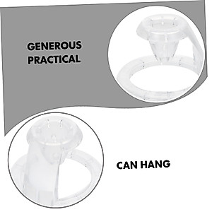 Healvian 4 Pcs Pen Base Printing Brush Holder Pencil Holder Printing Brush Base Printing Pen Stand Printing Brush Rack Pencil Display Stand Storage Plastic 3D Backing Plate