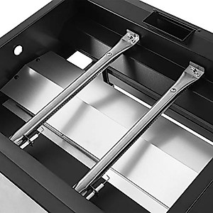 Royal Gourmet Flat Top Grill 2 Burner Outdoor Propane Gas Griddle Comal Para Tacos, Pupusas, Stove Top Grill for Gas Stove, GB2000, Black