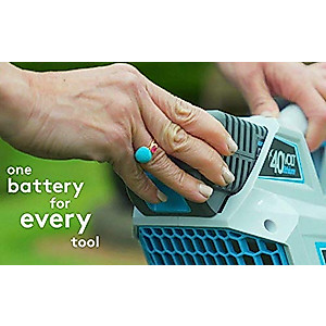 40V Leaf Blower - 120 MPH Cordless Leaf Blower Lightweight Sweeper Blower & Snow Blowing for Patio Lawn Garden with Battery and Charger