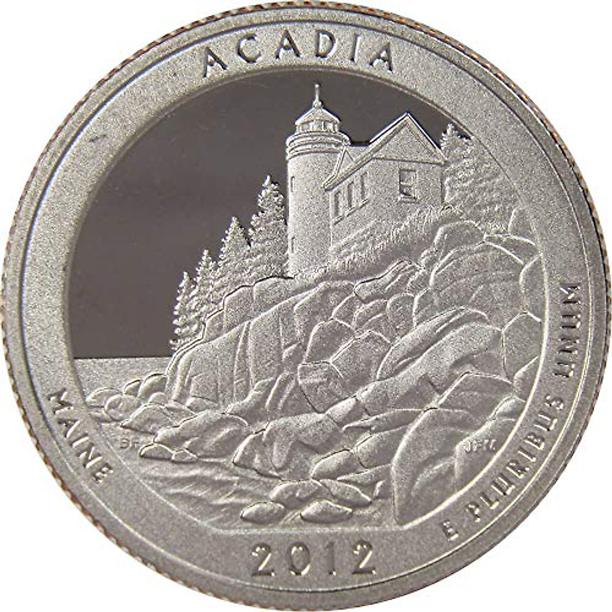 2012 S Acadia National Park Quarter Choice Proof Clad 25c US Coin Collectible