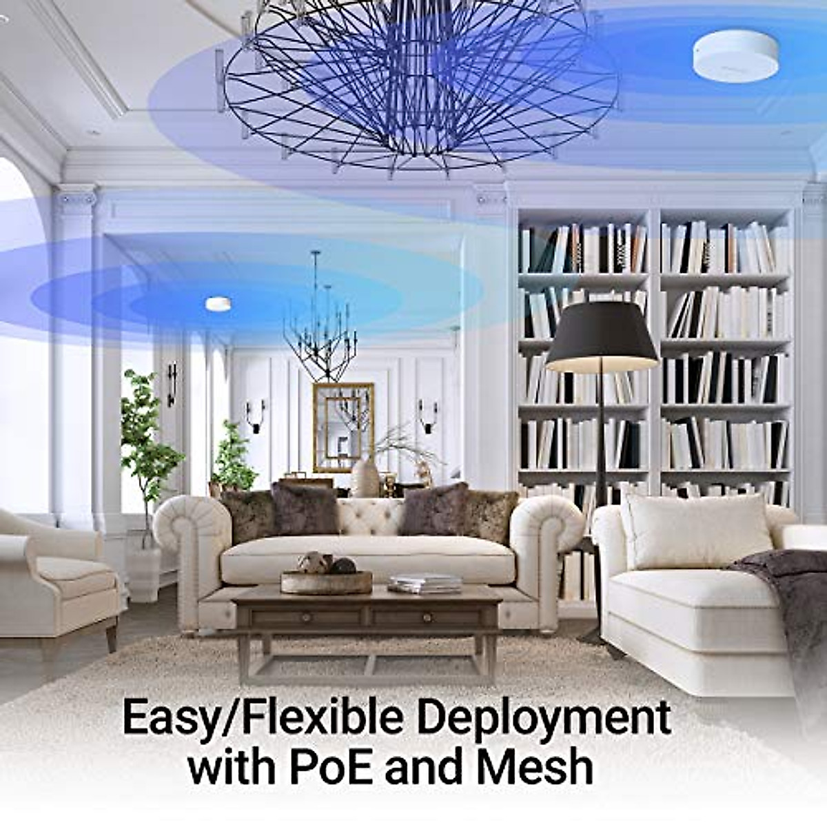 EnGenius Technologies EAP1250 Wi-Fi 5 2x2 Managed Indoor Wireless Access Point Features Repeater & Mesh Modes, MU-MIMO, High Powered 23dBm, Gigabit Port (Mounting Kit Included)